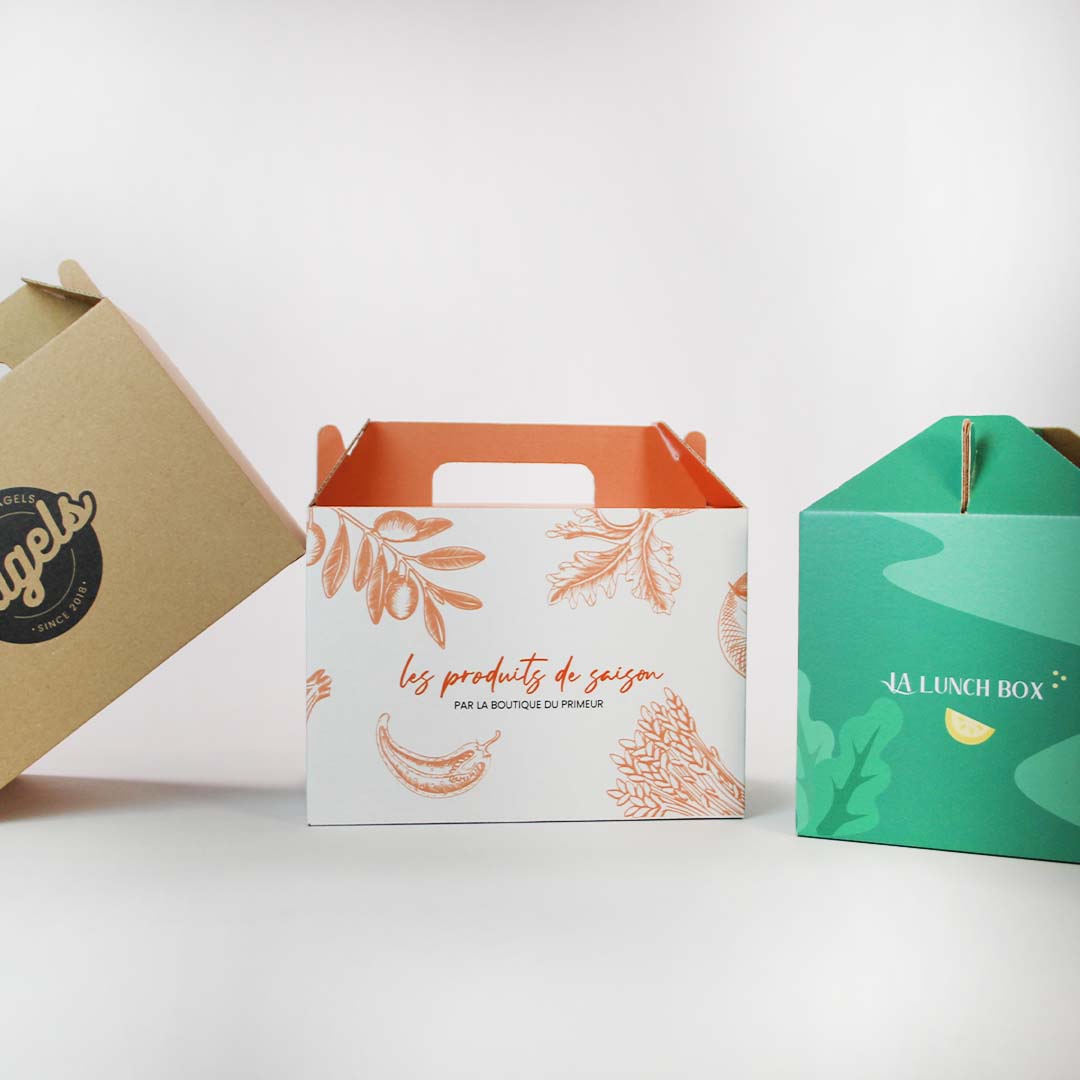 Lunch box sur mesure | Emballages en carton | Coqli